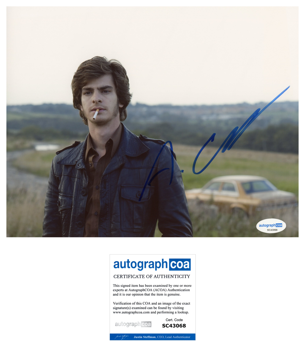 Andrew Garfield Never Let Me Go Signed Autograph 8x10 Photo ACOA ...