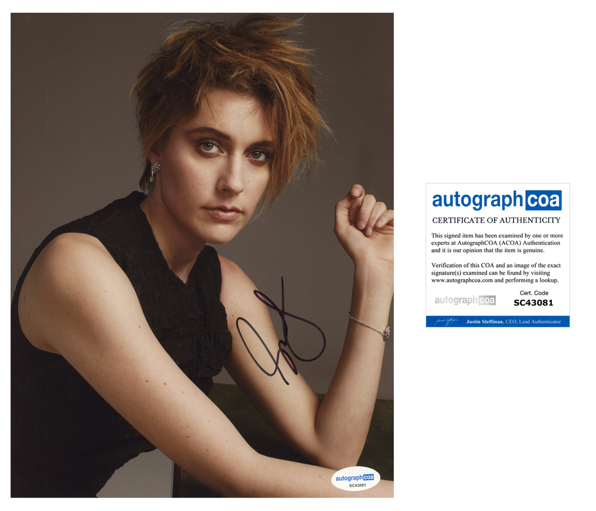 Greta Gerwig Little Women Signed Autograph 8x10 Photo ACOA | Outlaw ...