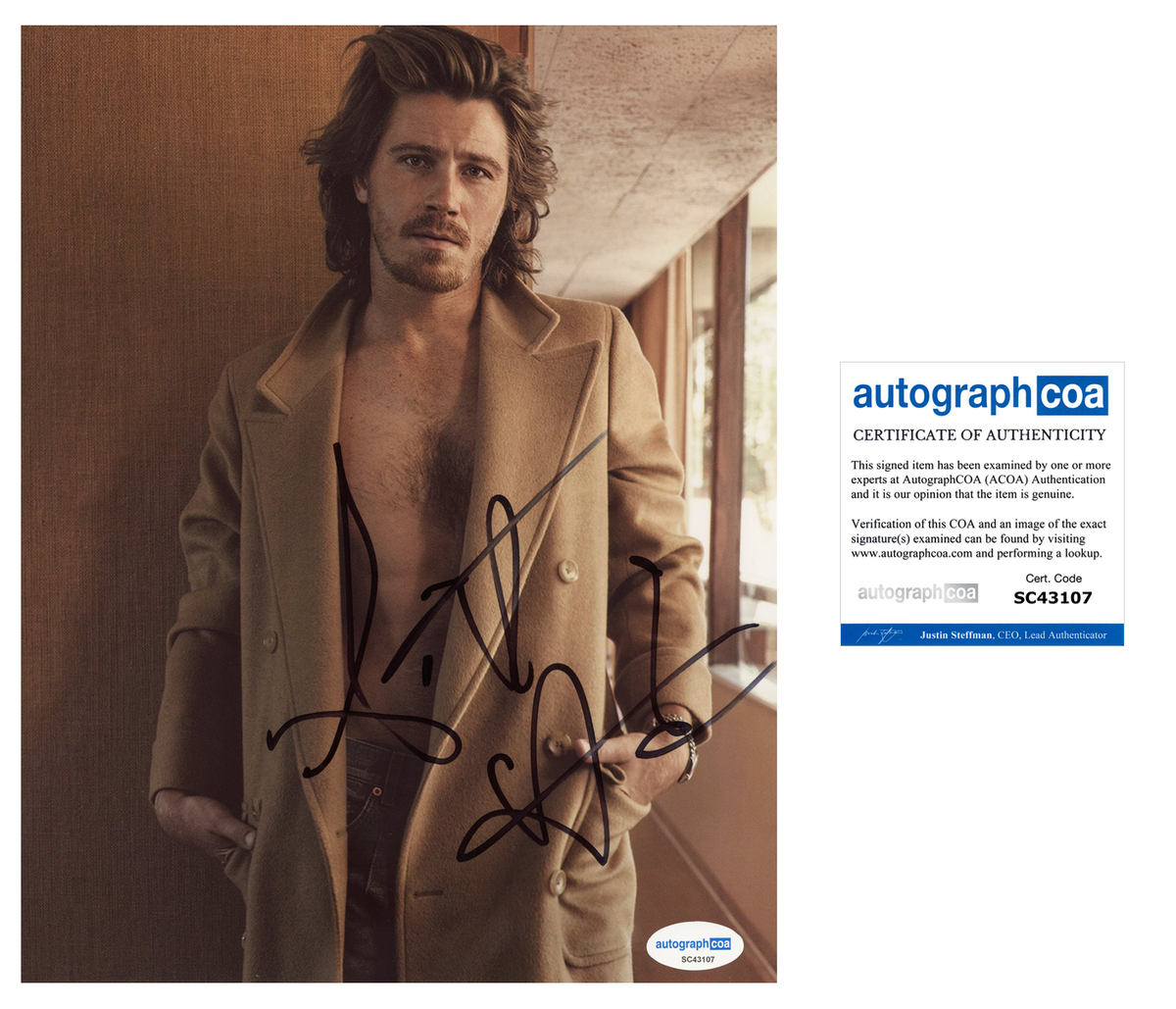 Garrett Hedlund Tron Signed Autograph 8x10 Photo ACOA | Outlaw Hobbies ...