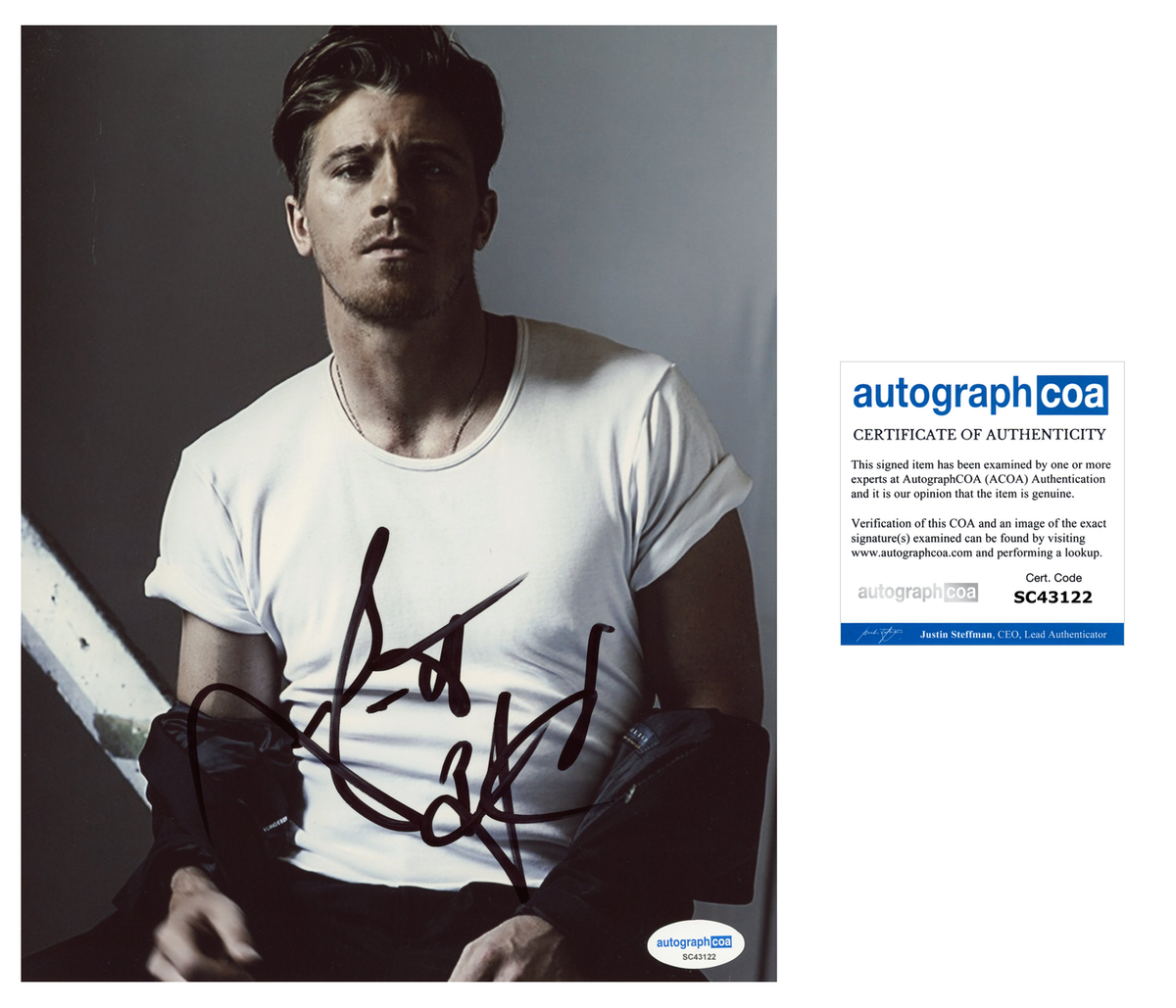 Garrett Hedlund Pan Signed Autograph 8x10 Photo ACOA | Outlaw Hobbies ...