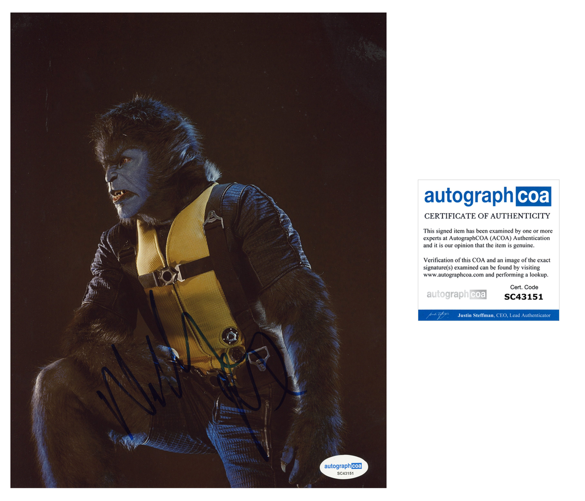 Nicholas Hoult X-Men Signed Autograph 8x10 Photo ACOA | Outlaw Hobbies ...