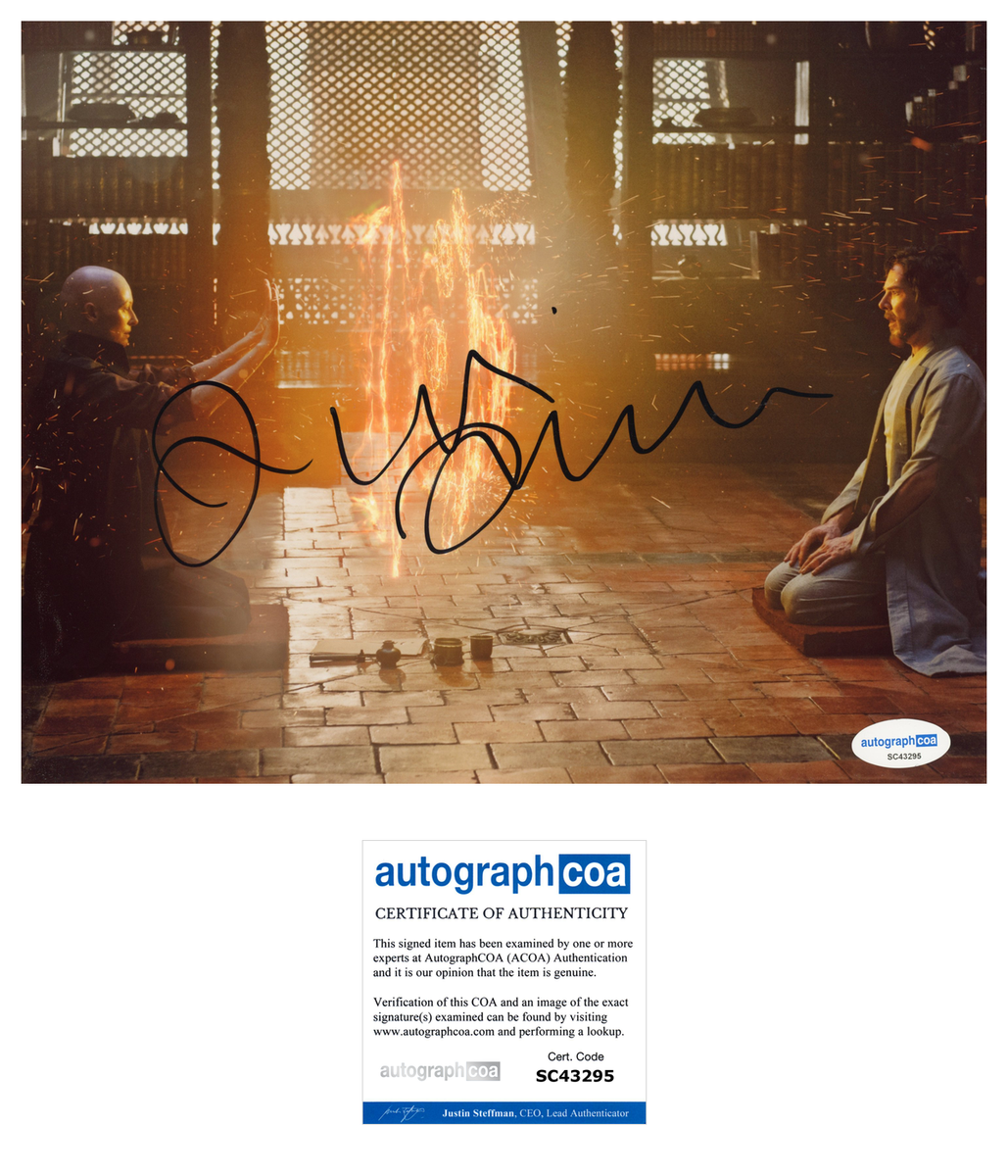 Tilda Swinton Doctor Strange Signed Autograph 8x10 Photo ACOA | Outlaw ...