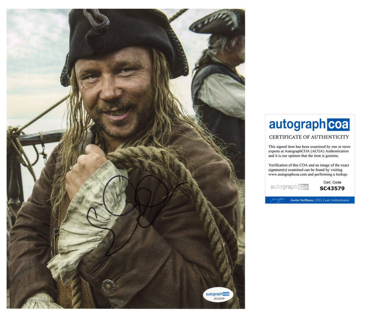 Stephen Graham Pirates Signed Autograph 8x10 Photo ACOA | Outlaw ...