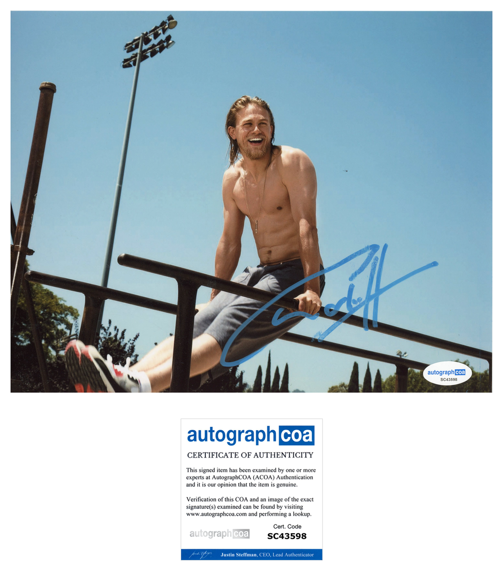 Charlie Hunnam Sons of Anarchy Signed Autograph 8x10 Photo ACOA ...