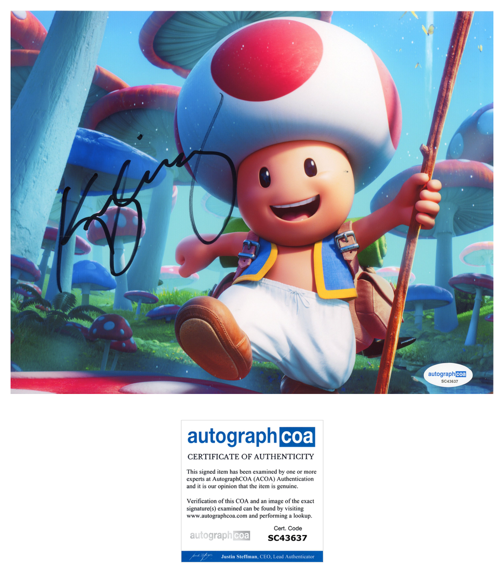 Keegan Michael Key Super Mario Bros Signed Autograph 8x10 Photo ACOA ...