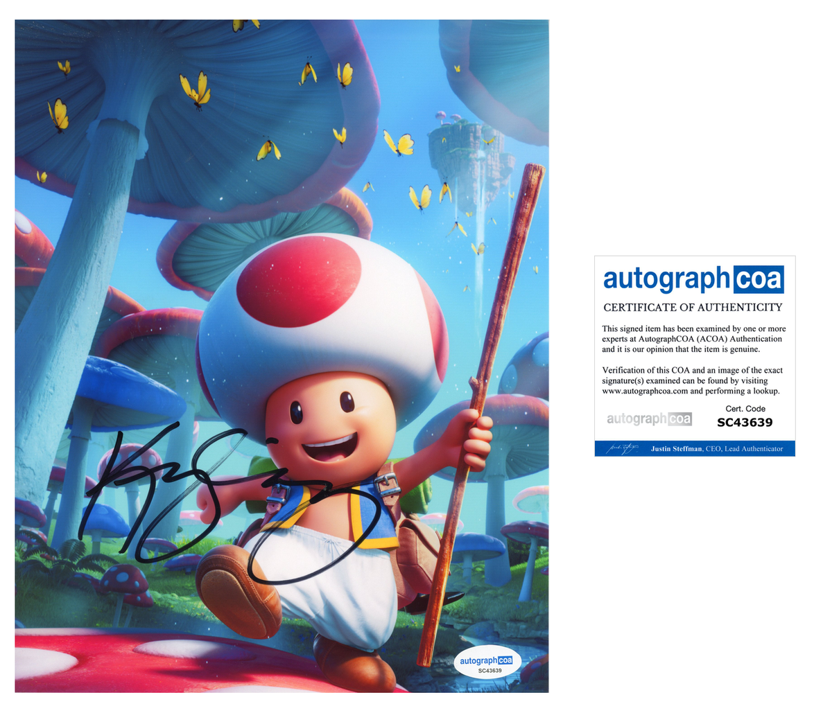 Keegan Michael Key Super Mario Bros Signed Autograph 8x10 Photo ACOA ...