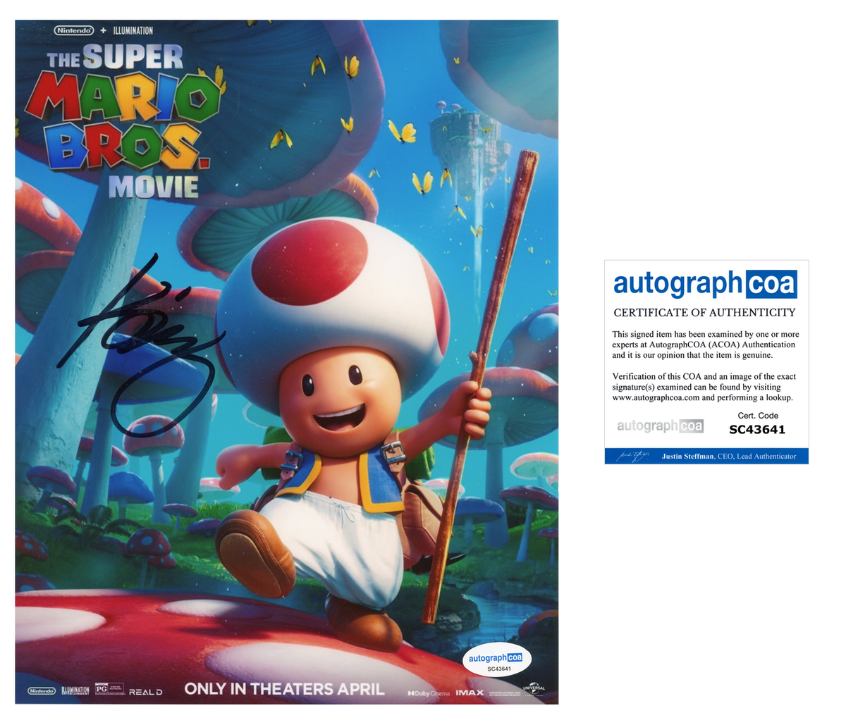 Keegan Michael Key Super Mario Bros Signed Autograph 8x10 Photo ACOA ...