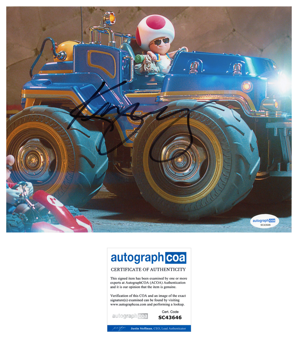 Keegan Michael Key Super Mario Bros Signed Autograph 8x10 Photo ACOA ...