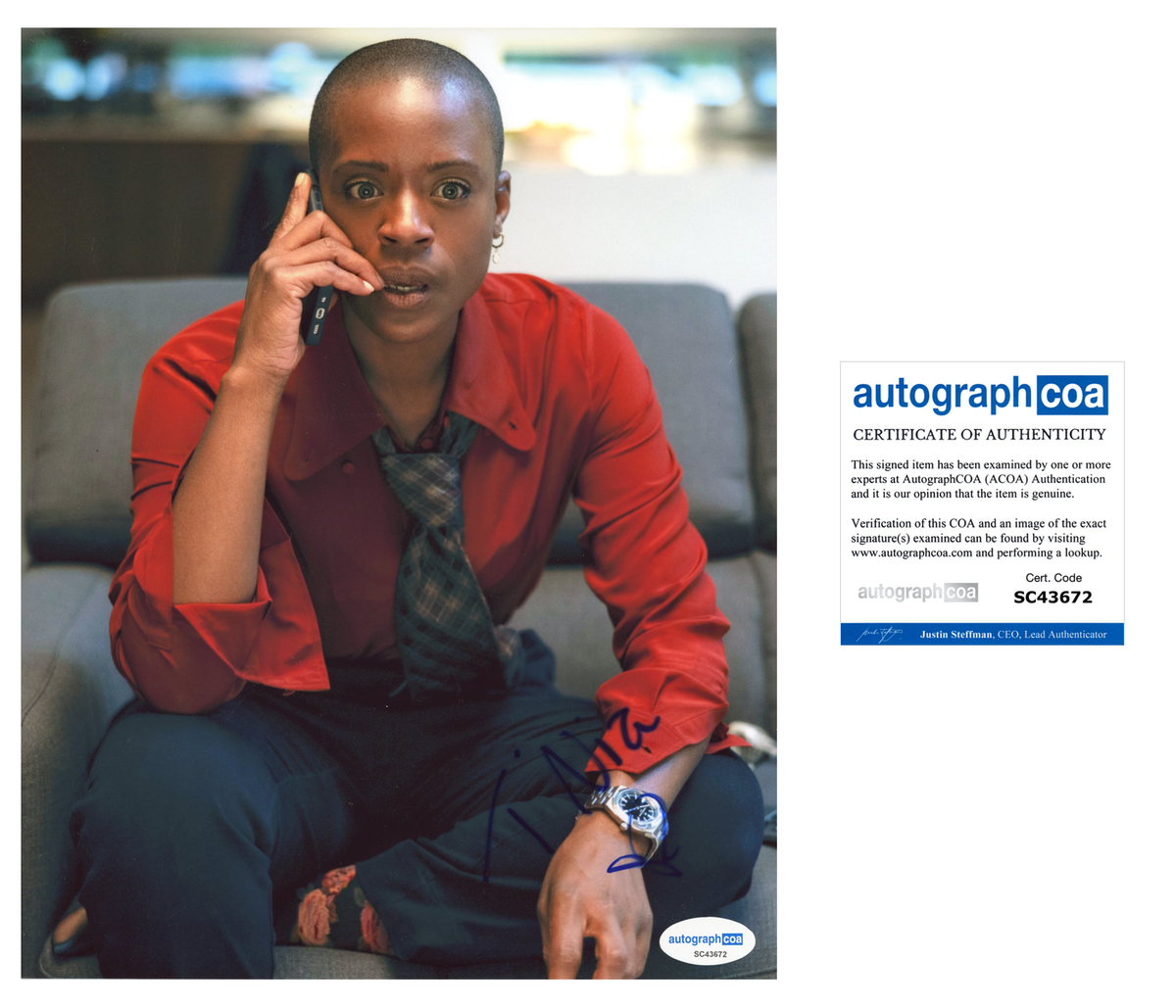 T'Nia Miller House of Usher Signed Autograph 8x10 Photo ACOA | Outlaw ...