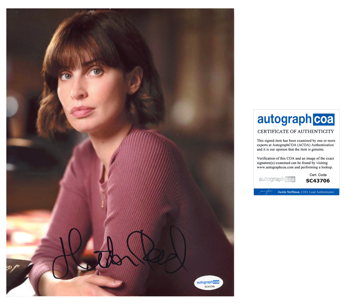 Heida Reed FBI Signed Autograph 8x10 Photo ACOA | Outlaw Hobbies ...