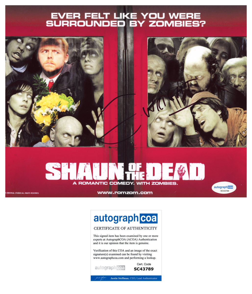 Edgar Wright Shaun of the Dead Signed Autograph 8x10 Photo ACOA ...