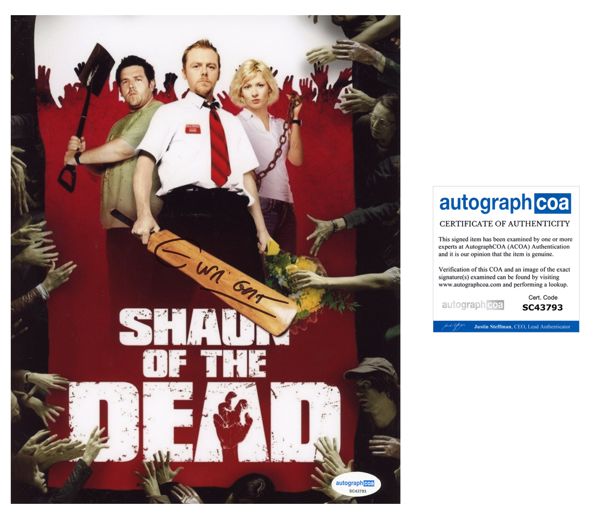 Edgar Wright Shaun of the Dead Signed Autograph 8x10 Photo ACOA ...