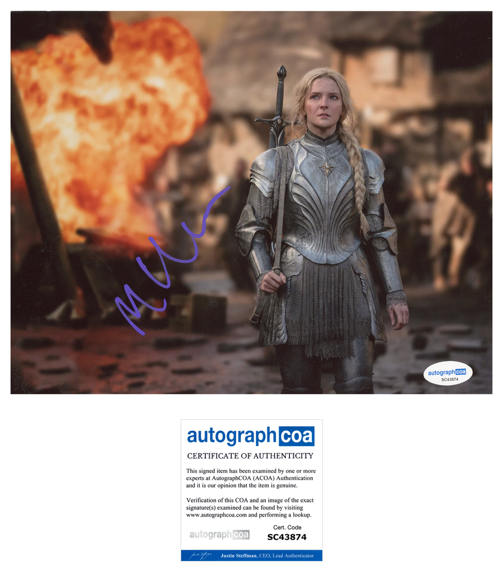 Morfydd Clark Rings of Power Signed Autograph 8x10 Photo ACOA | Outlaw ...