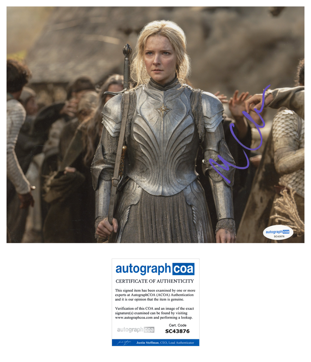 Morfydd Clark Rings of Power Signed Autograph 8x10 Photo ACOA | Outlaw ...