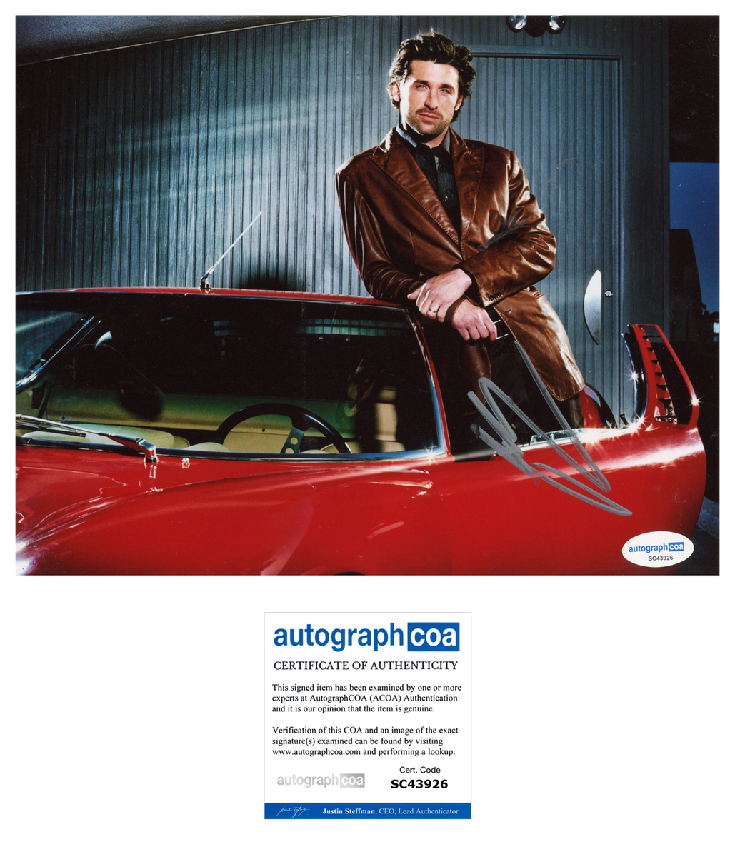 Patrick Dempsey Signed Autograph 8x10 Photo ACOA | Outlaw Hobbies ...