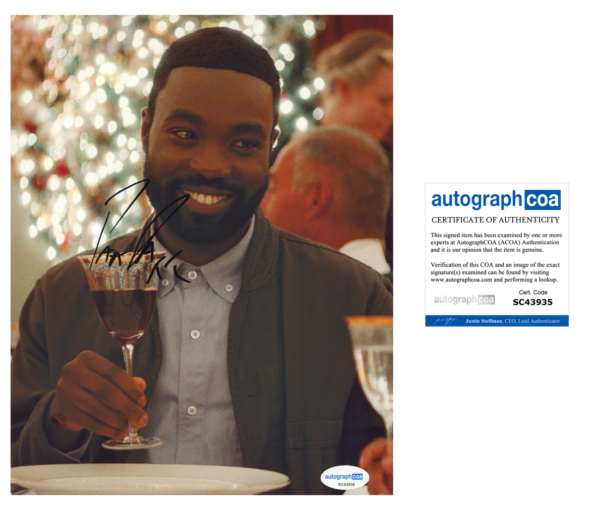 Paapa Essiedu Genie Signed Autograph 8x10 Photo ACOA | Outlaw Hobbies ...