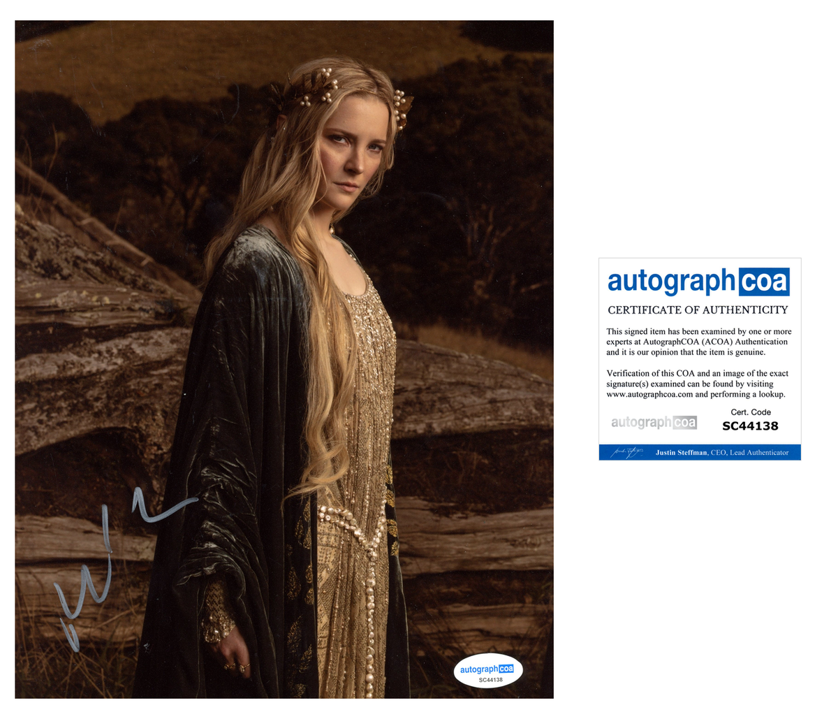 Morfydd Clark Rings of Power Signed Autograph 8x10 Photo ACOA | Outlaw ...