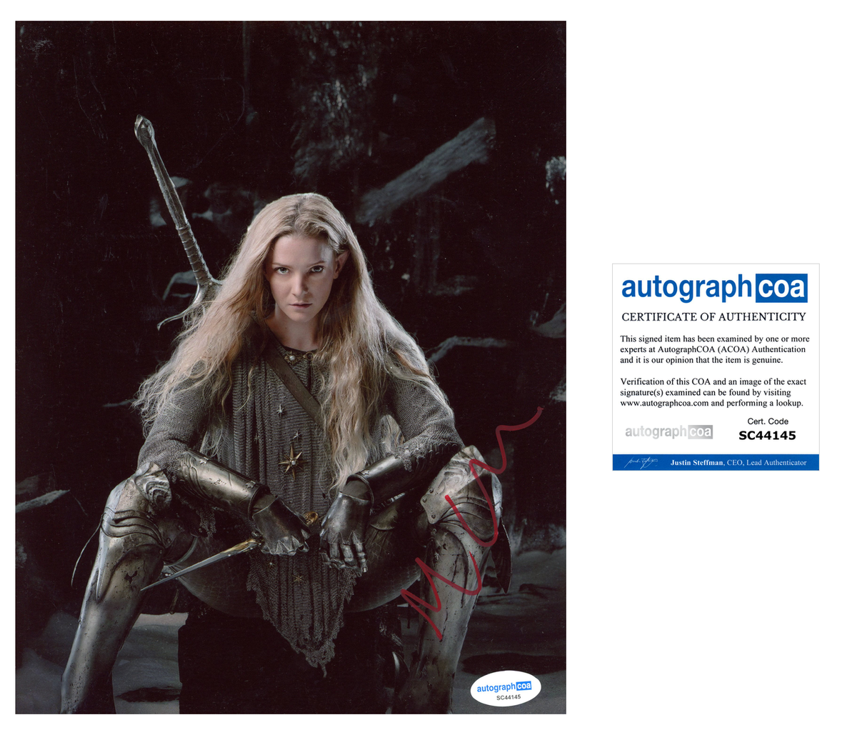 Morfydd Clark Rings of Power Signed Autograph 8x10 Photo ACOA | Outlaw ...