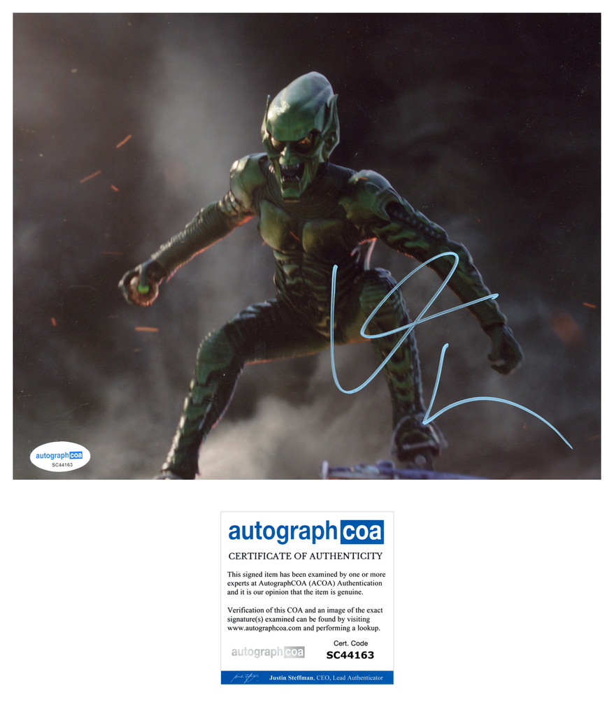 Willem Dafoe Spider-Man Signed Autograph 8x10 Photo ACOA | Outlaw ...