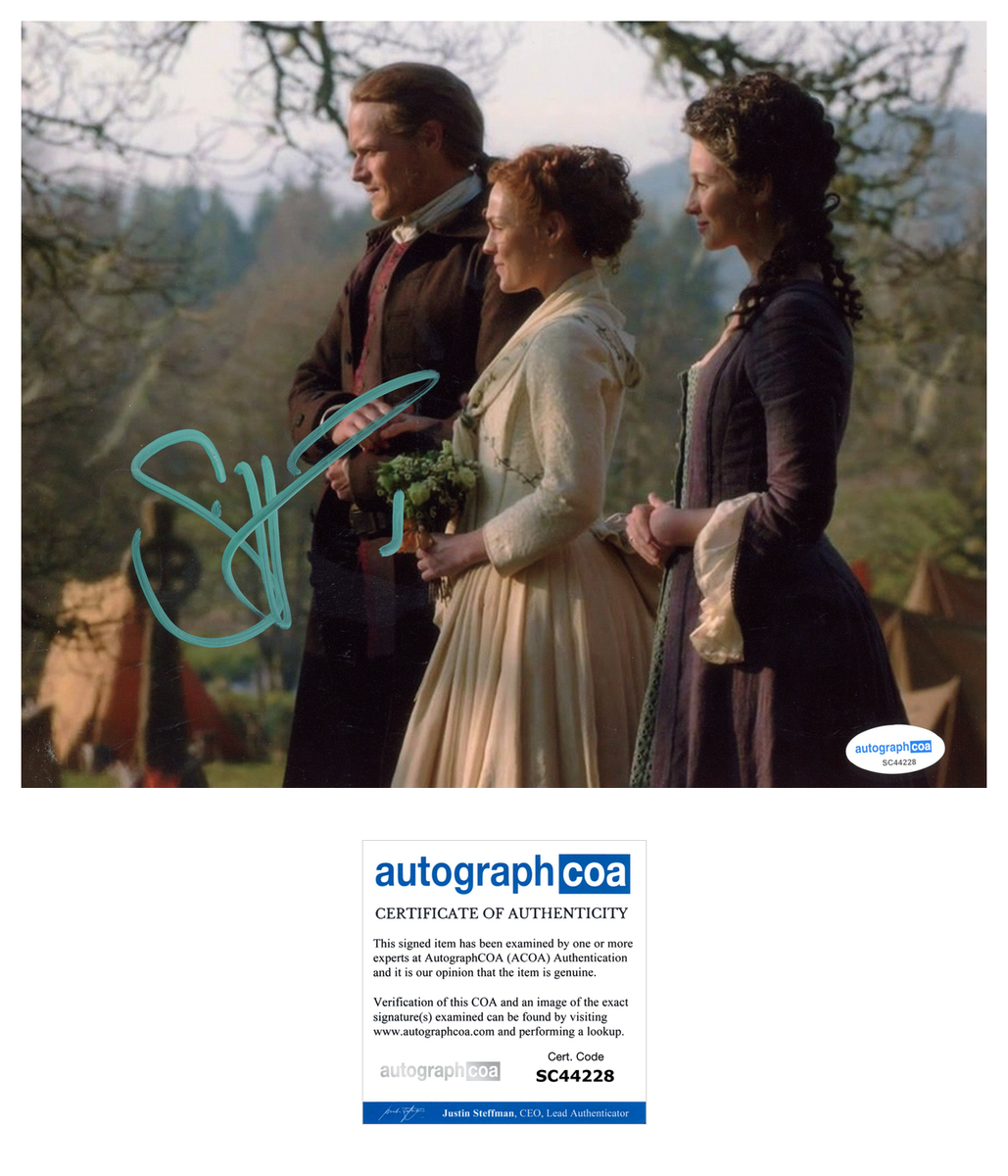 Sam Heughan Outlander Signed Autograph 8x10 Photo ACOA | Outlaw Hobbies ...