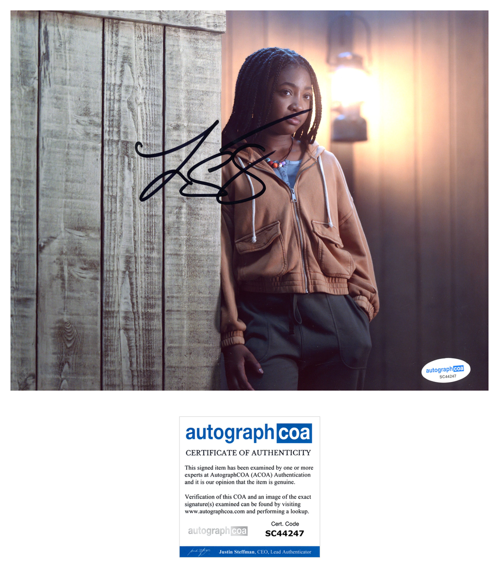 Leah Jeffries Percy Jackson Signed Autograph 8x10 Photo ACOA | Outlaw ...