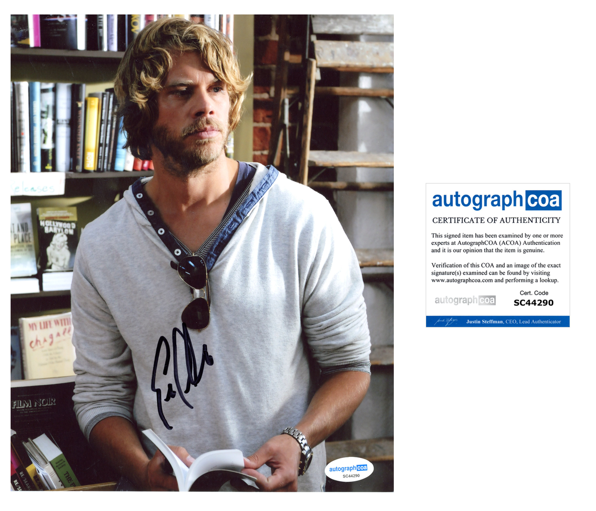 Eric Christian Olsen NCIS Signed Autograph 8x10 Photo ACOA | Outlaw ...