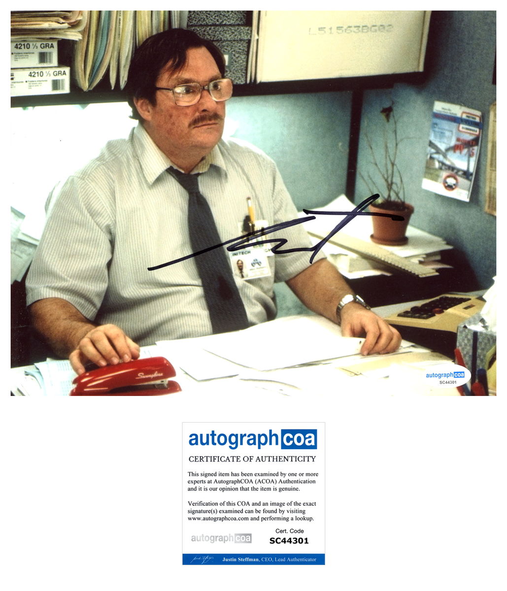 Stephen Root Office Space Signed Autograph 8x10 Photo ACOA | Outlaw ...