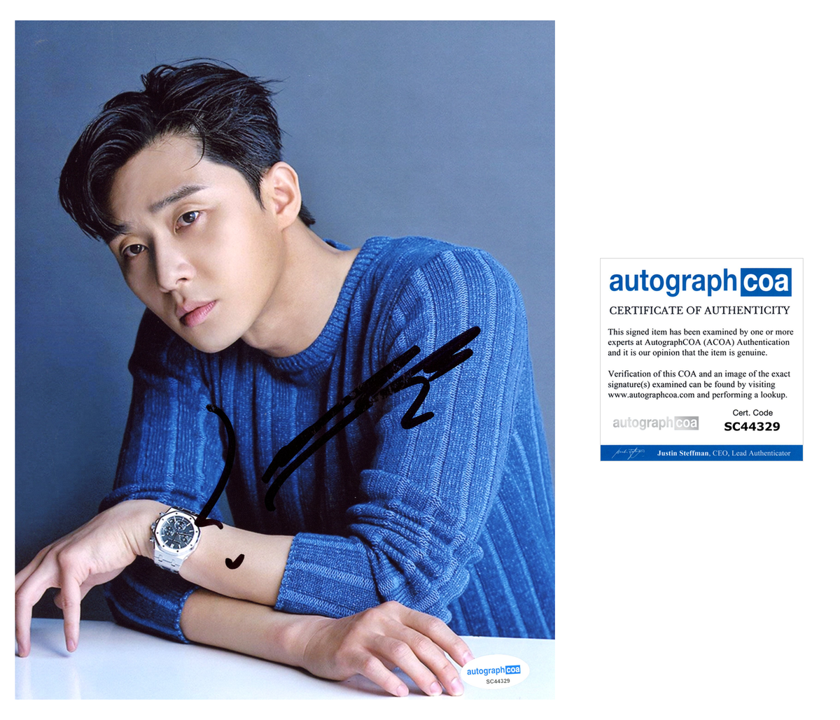 Park Seo-Joon Marvels Signed Autograph 8x10 Photo ACOA | Outlaw Hobbies ...