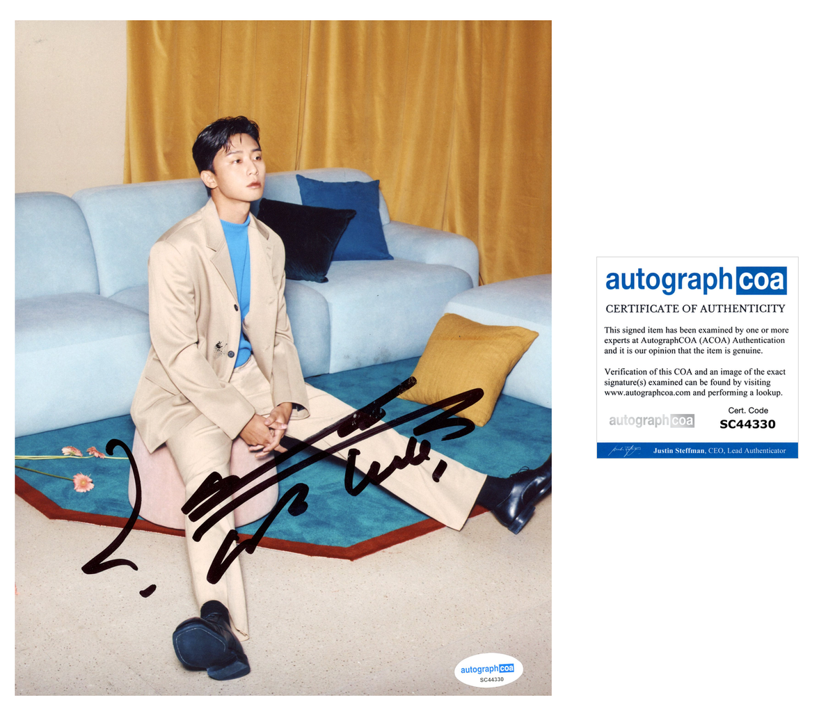 Park Seo-Joon Marvels Signed Autograph 8x10 Photo ACOA | Outlaw Hobbies ...