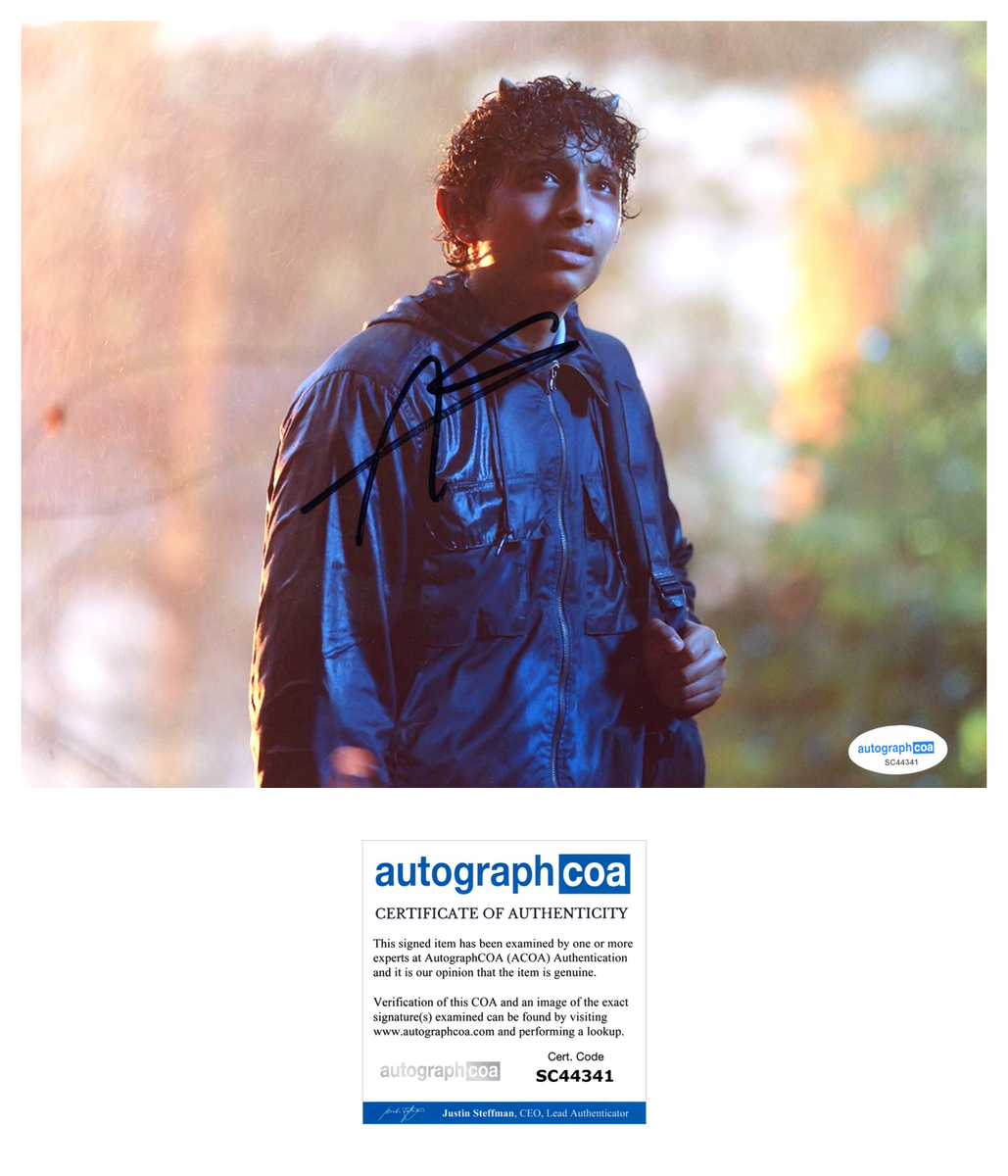 Aryan Simhadri Percy Jackson Signed Autograph 8x10 Photo ACOA | Outlaw ...