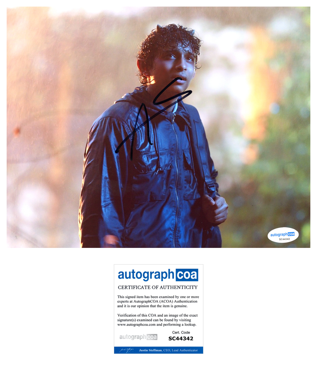 Aryan Simhadri Percy Jackson Signed Autograph 8x10 Photo ACOA | Outlaw ...