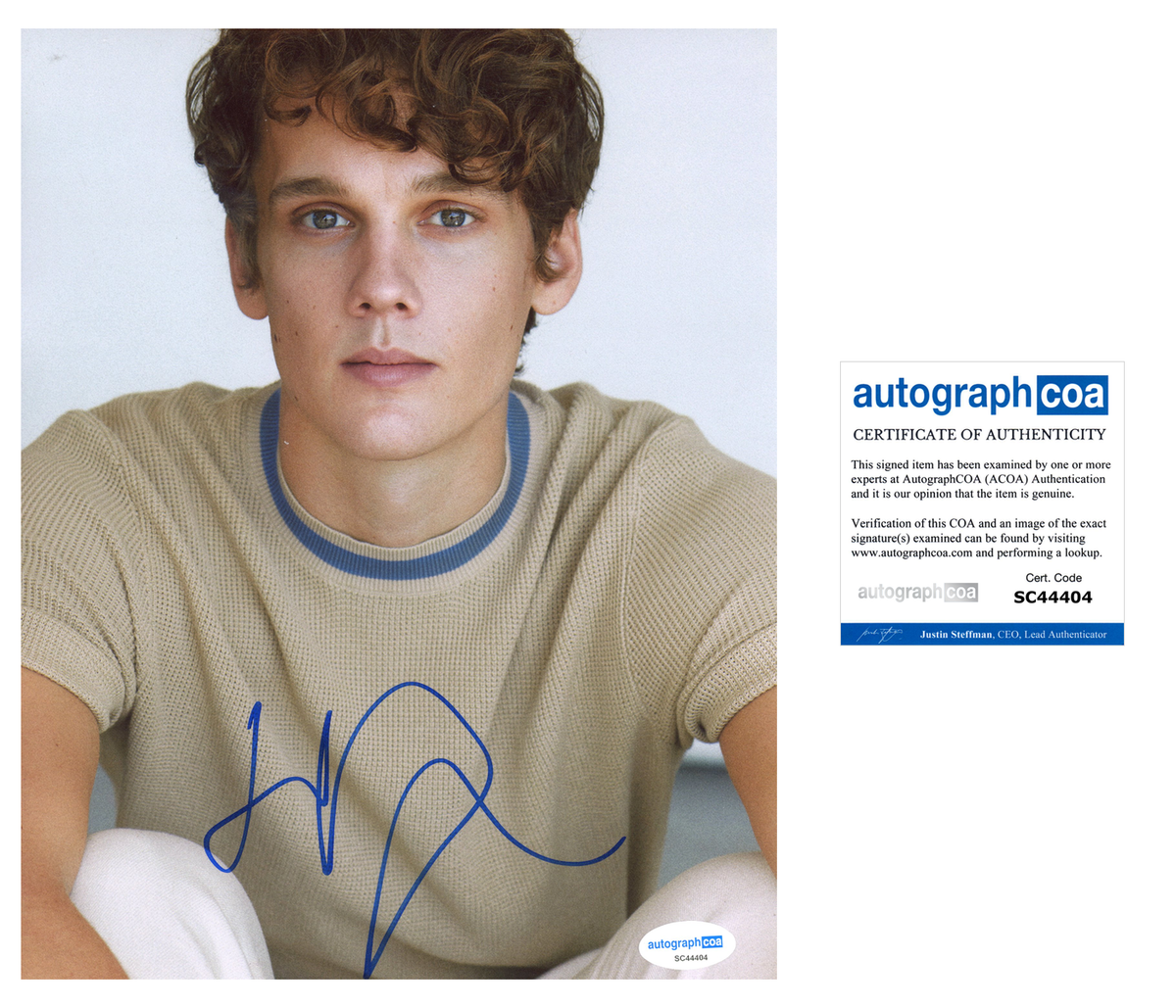 Hunter Doohan Wednesday Signed Autograph 8x10 Photo ACOA | Outlaw ...