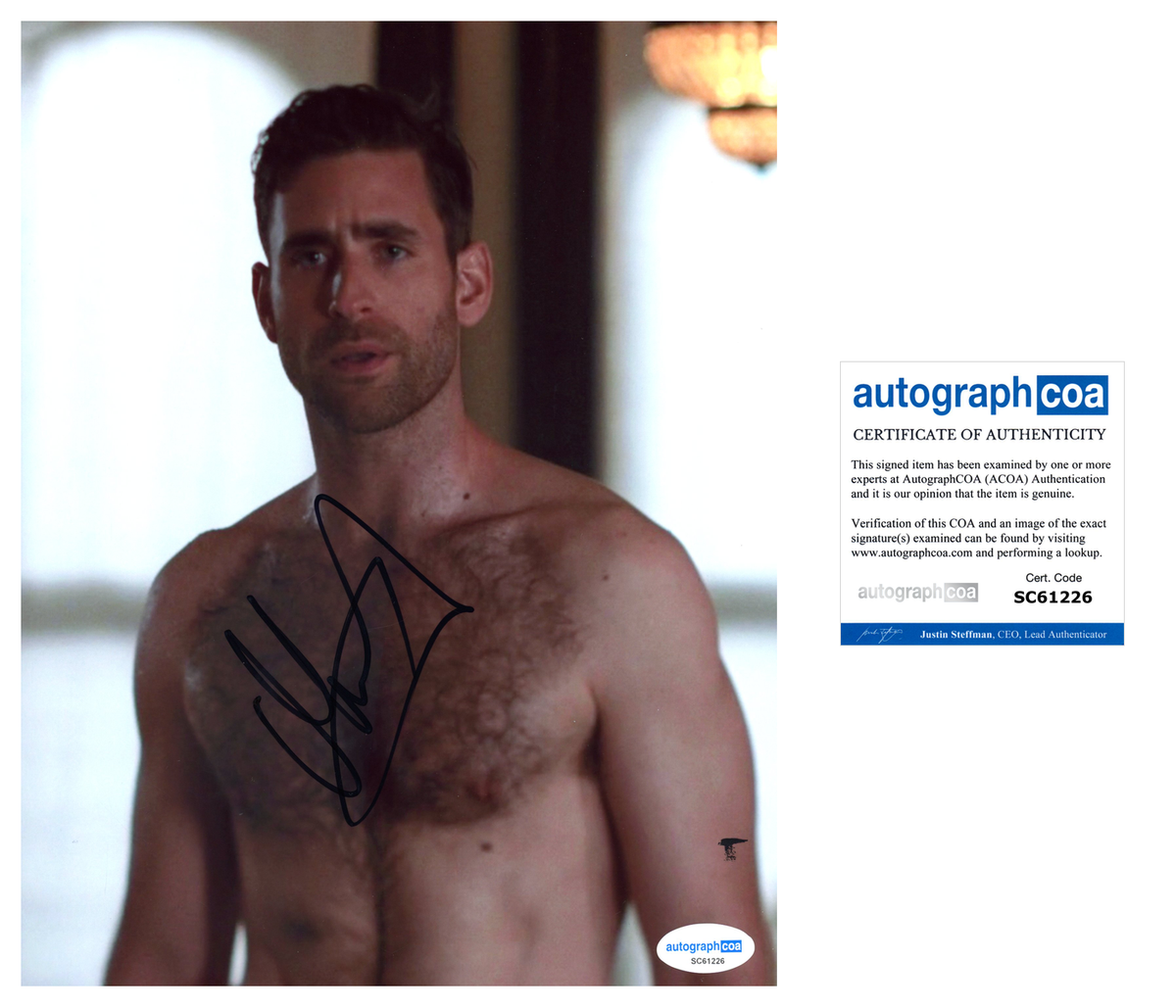 Oliver Jackson Cohen Signed Autograph 8x10 Photo ACOA | Outlaw Hobbies ...