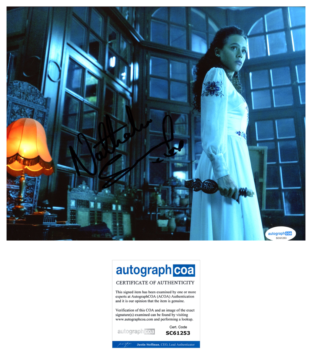 Nathalie Emmanuel Invitation Signed Autograph 8x10 Photo ACOA | Outlaw ...