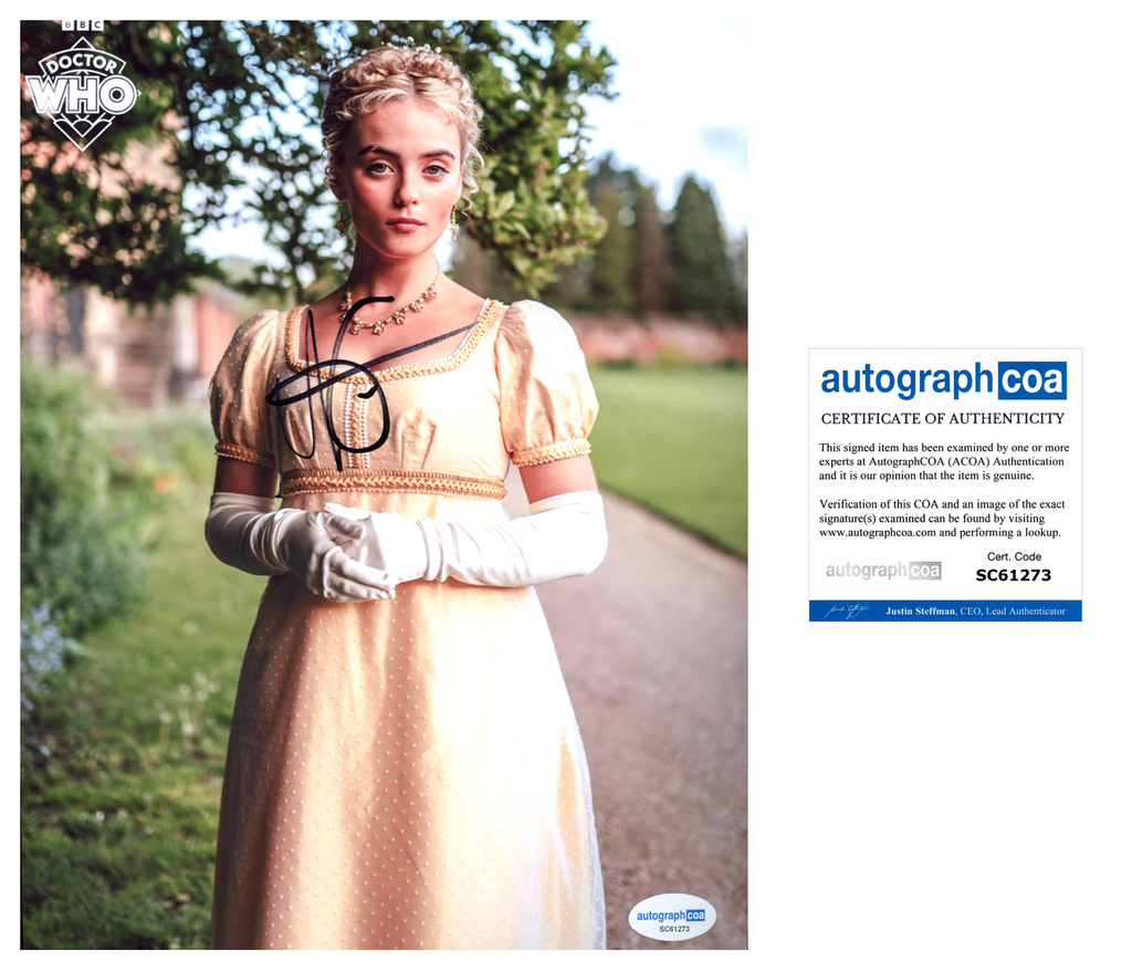 Millie Gibson Doctor Who Signed Autograph 8x10 Photo ACOA | Outlaw ...