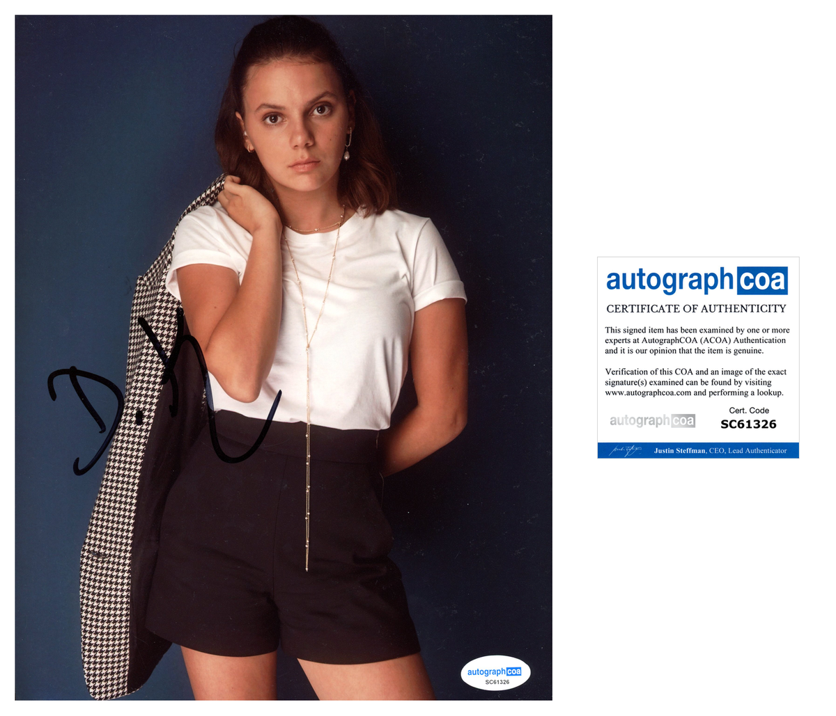 Dafne Keen Signed Autograph 8x10 Photo ACOA | Outlaw Hobbies Authentic ...