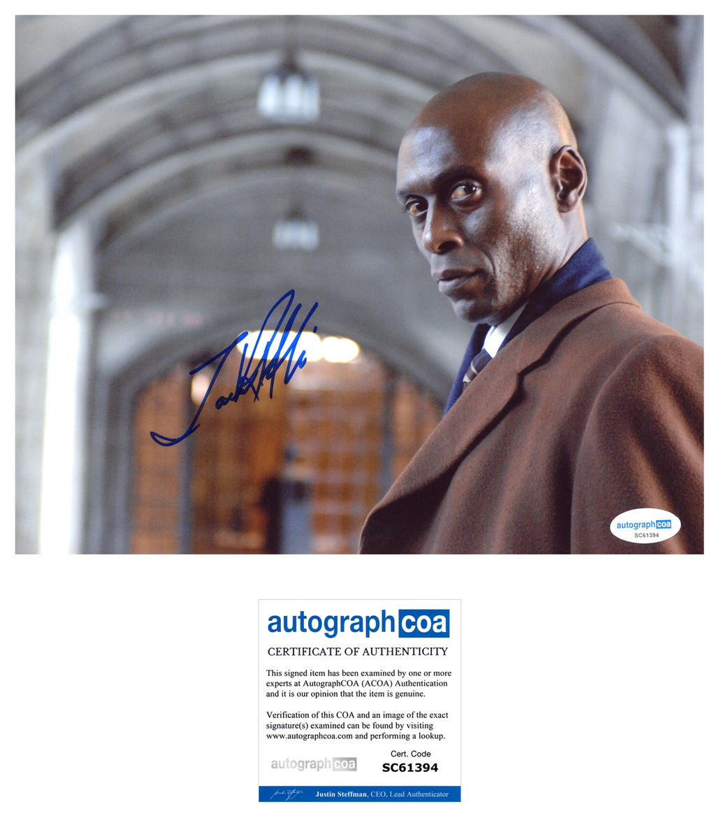 Lance Reddick Fringe Signed Autograph 8x10 Photo ACOA | Outlaw Hobbies ...
