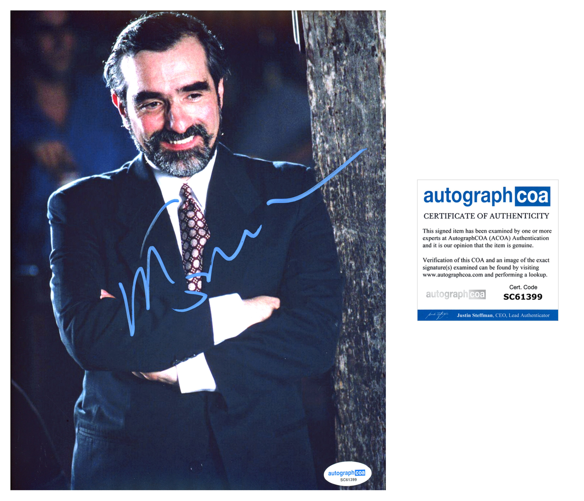 Martin Scorsese Signed Autograph 8x10 Photo ACOA | Outlaw Hobbies ...