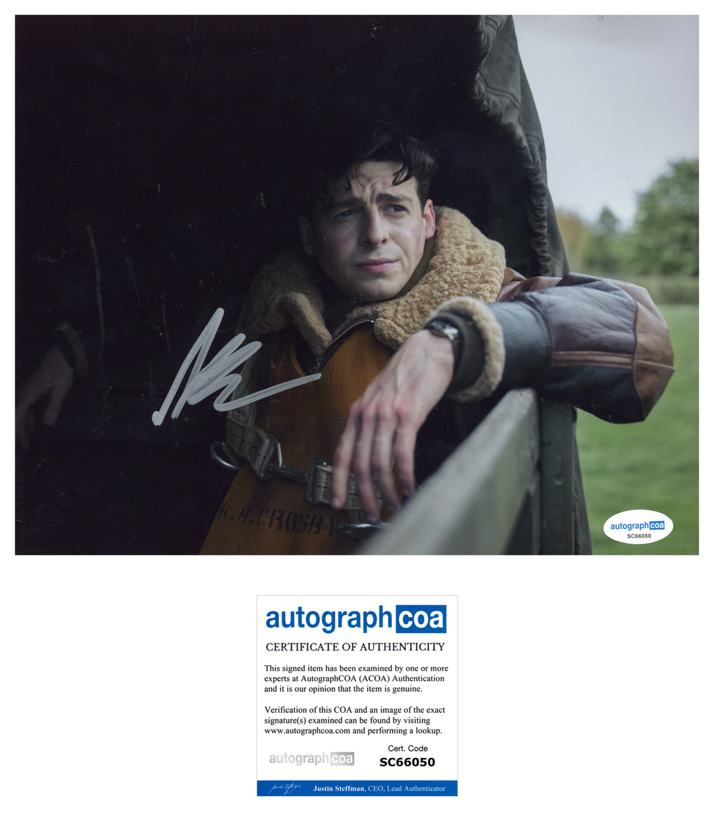 Anthony Boyle Masters of Air Signed Autograph 8x10 Photo ACOA | Outlaw ...