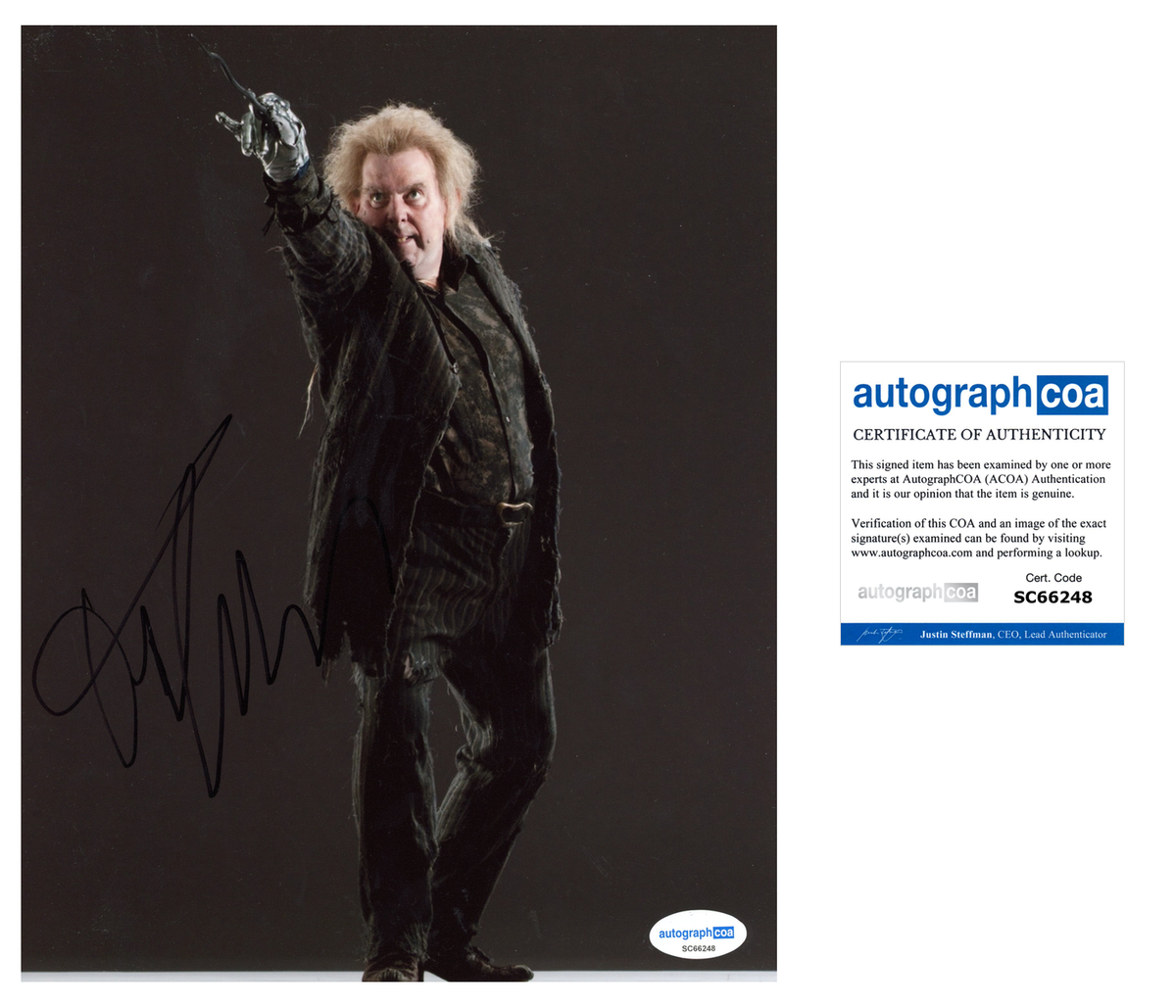 Timothy Spall Harry Potter Signed Autograph 8x10 Photo ACOA | Outlaw ...