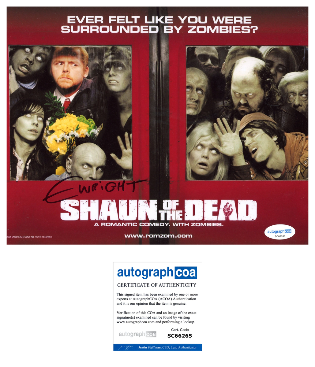 Edgar Wright Shaun of the Dead Signed Autograph 8x10 Photo ACOA ...