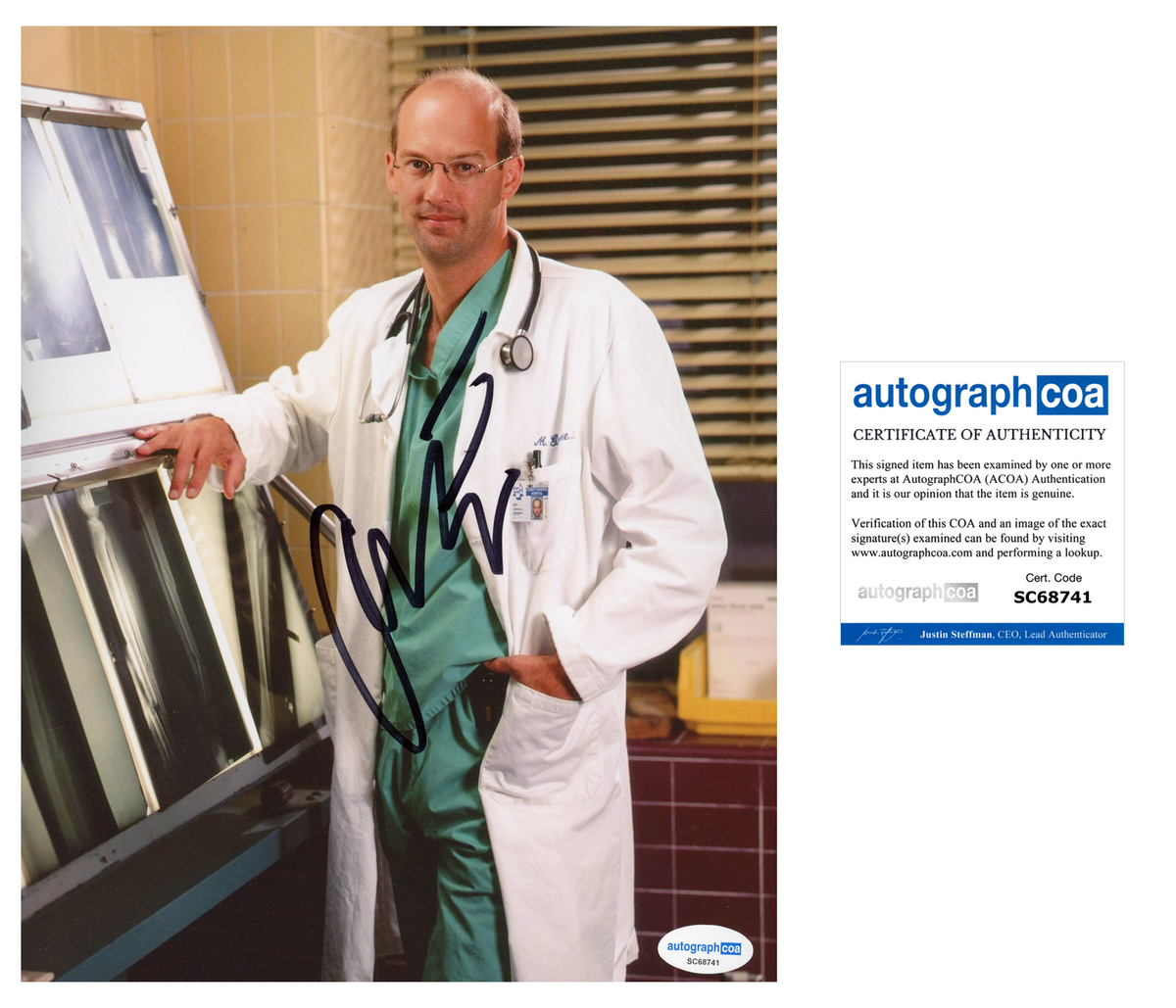 Anthony Edwards ER Signed Autograph 8x10 Photo ACOA | Outlaw Hobbies ...