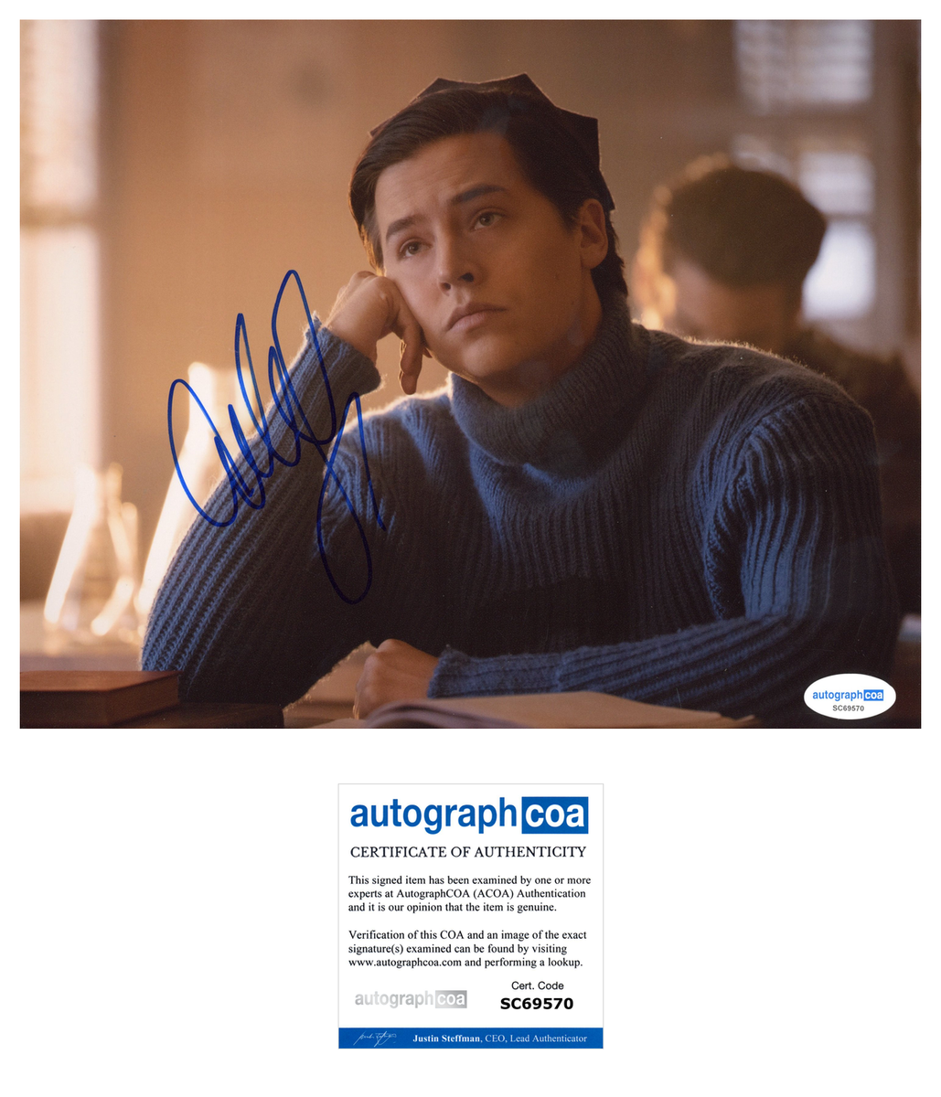 Cole Sprouse Riverdale Signed Autograph 8x10 Photo ACOA | Outlaw ...