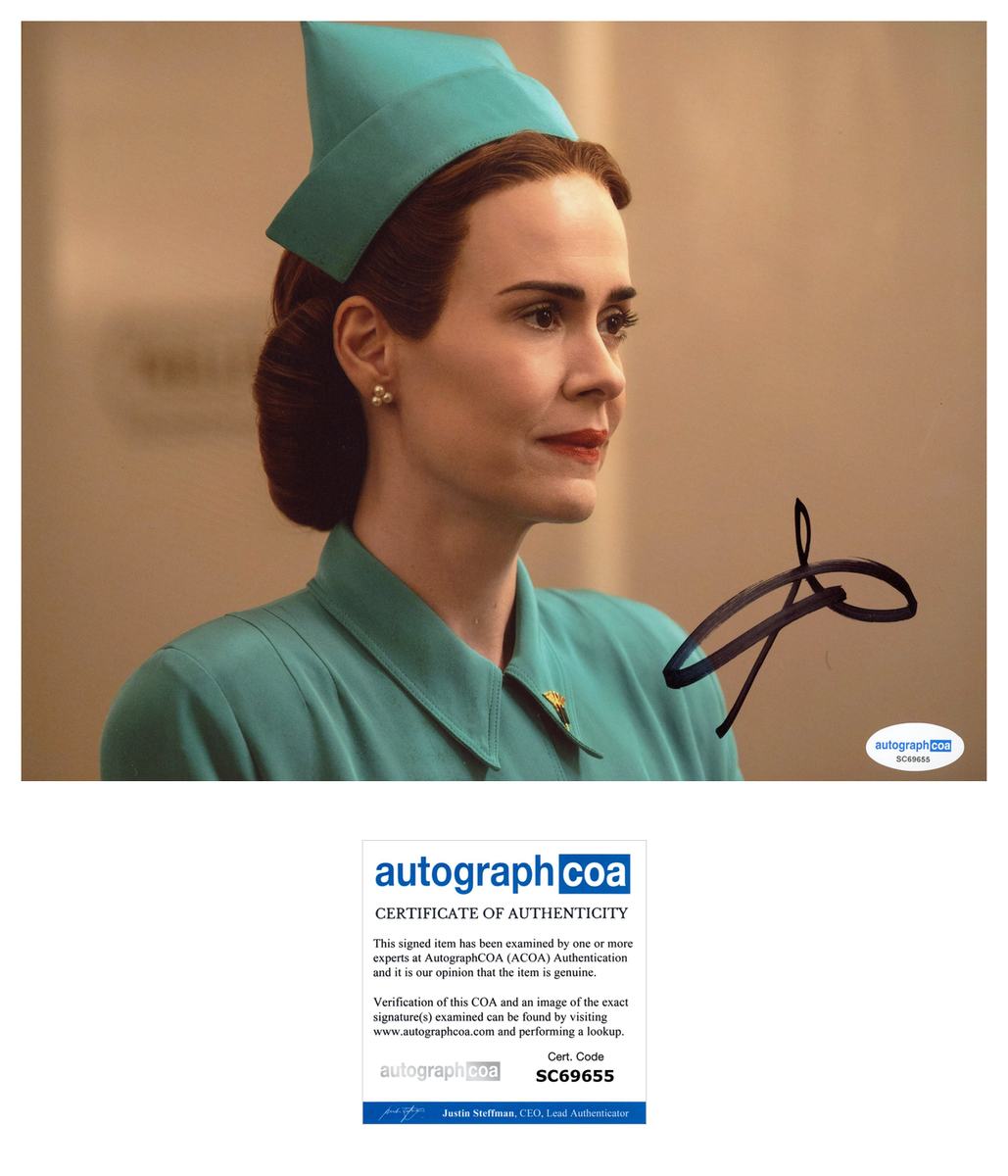 Sarah Paulson American Horror Story Signed Autograph 8x10 Photo ACOA ...