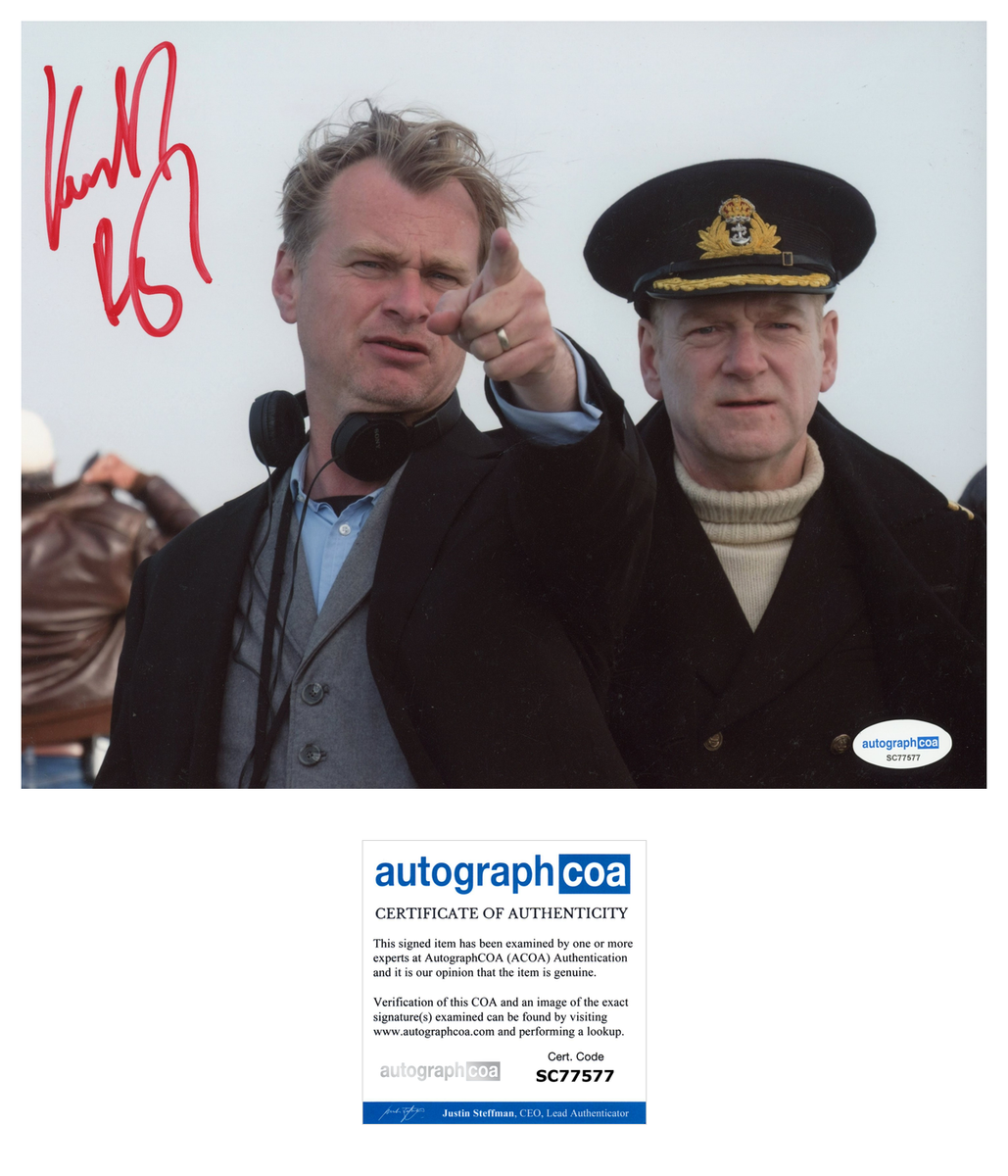 Kenneth Branagh Dunkirk Signed Autograph 8x10 Photo ACOA | Outlaw ...