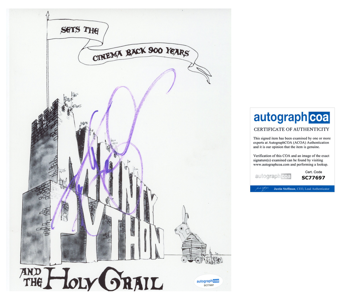 Terry Gilliam Monty Python Signed Autograph 8x10 Photo ACOA | Outlaw ...