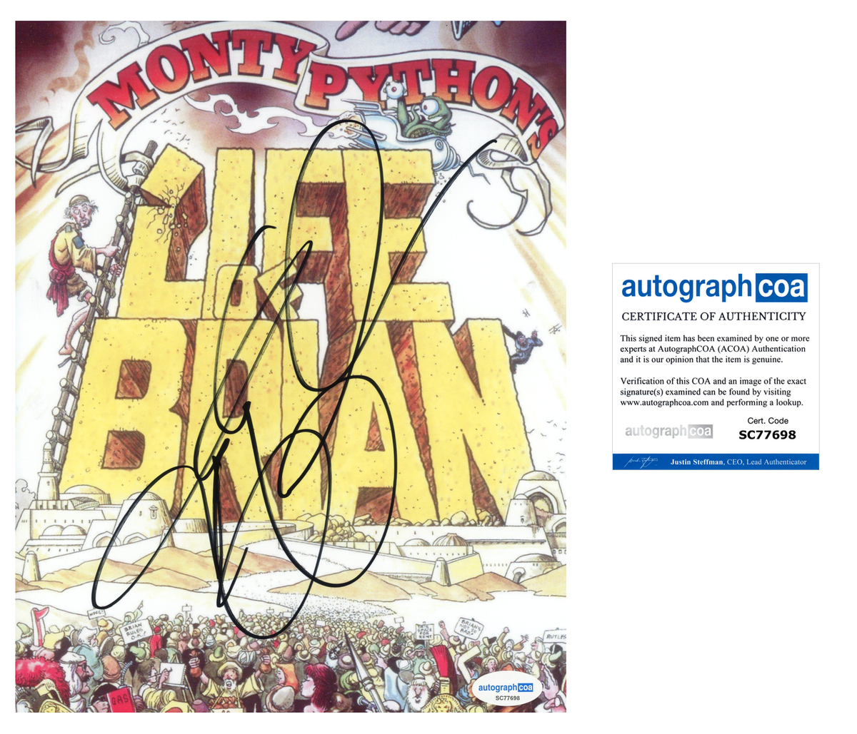 Terry Gilliam Monty Python Signed Autograph 8x10 Photo ACOA | Outlaw ...