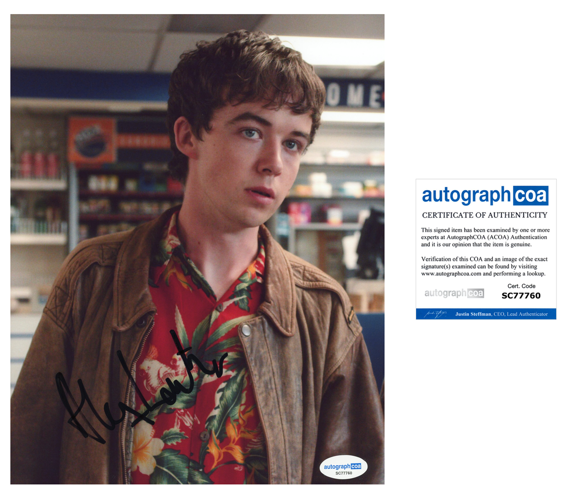 Alex Lawther End of the World Signed Autograph 8x10 Photo ACOA | Outlaw ...