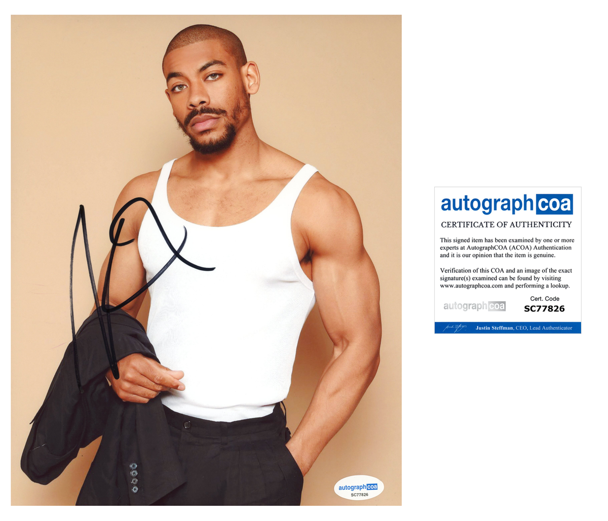 Aaron Pierre Signed Autograph 8x10 Photo ACOA | Outlaw Hobbies ...