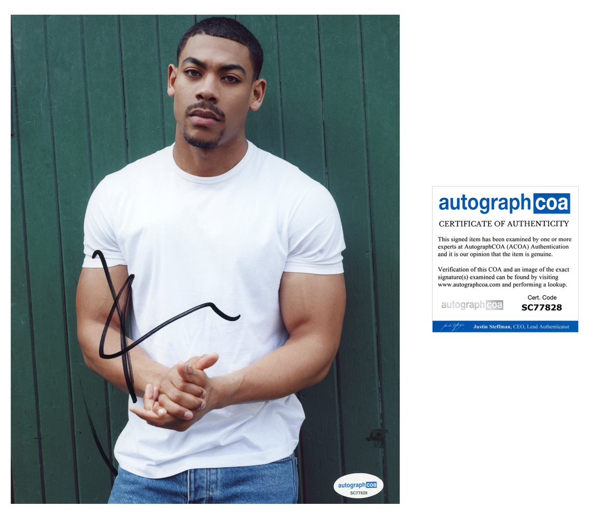 Aaron Pierre Signed Autograph 8x10 Photo ACOA | Outlaw Hobbies ...